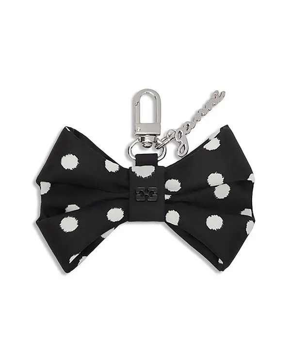 GANNI Bow Bag Charm - Black