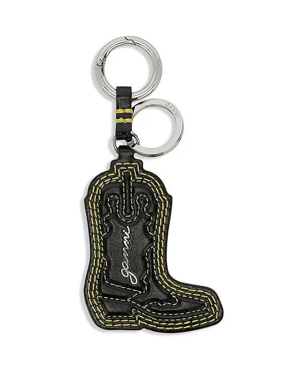 GANNI Western Boot Keyring - Blazing Yellow