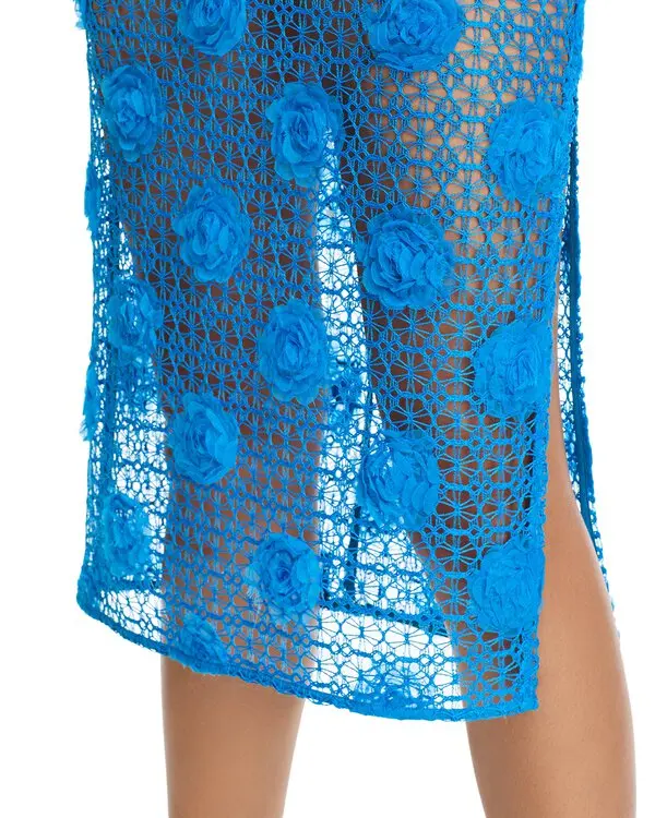 MILLY 3d Crochet Cover Up Dress