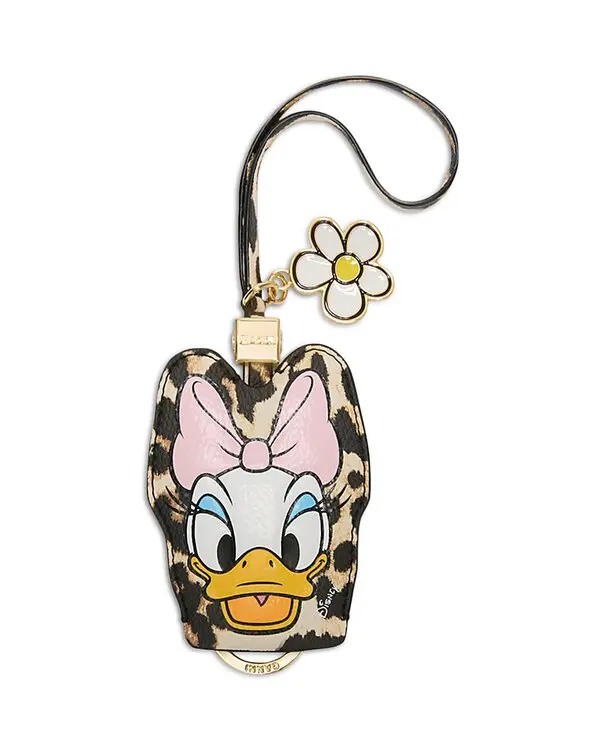 GANNI Daisy Duck Leopard Print Key Bell - Almond Milk