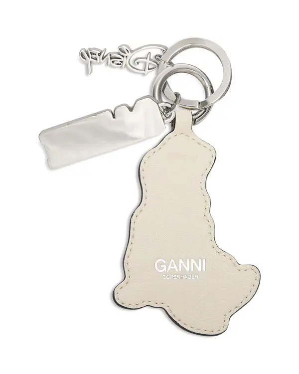 GANNI Daisy Duck Keyring - Egret