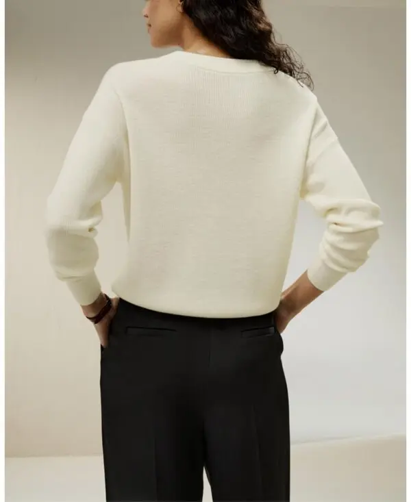 Lilysilk Ultra Fine Merino Wool Crewneck Sweater