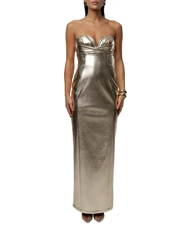 JLUXLABEL Metallic Maxi Dress