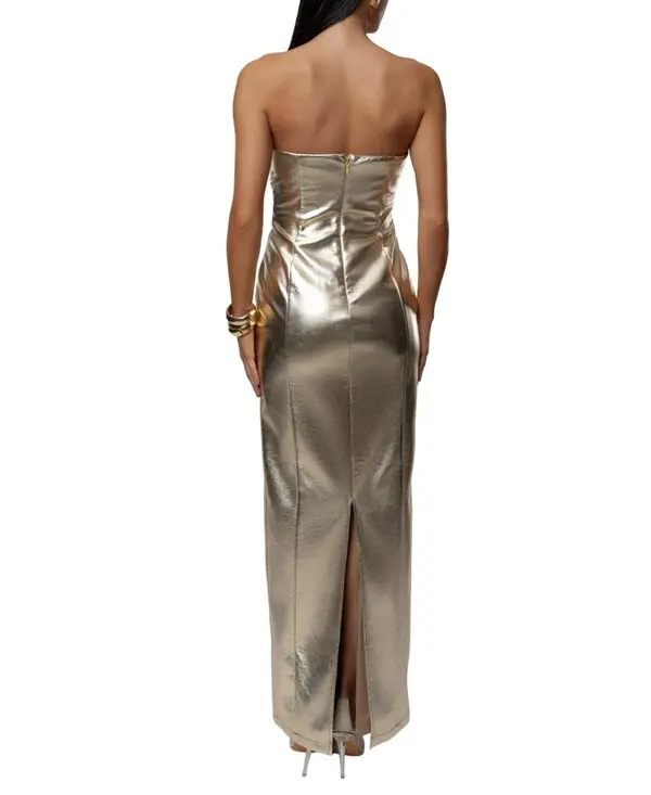 JLUXLABEL Metallic Maxi Dress