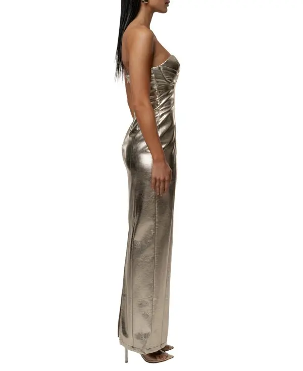 JLUXLABEL Metallic Maxi Dress
