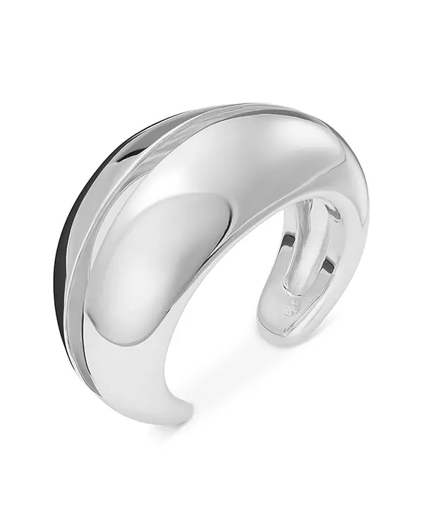 Tory Burch Wave Cuff Bracelet - Silver