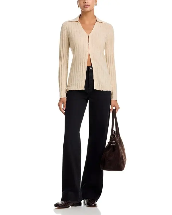 Guest In Residence Breezy Cardigan Sweater - Sandstone