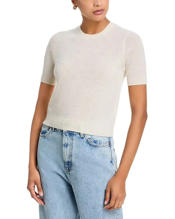 Guest In Residence Compass Cashmere Sweater Tee