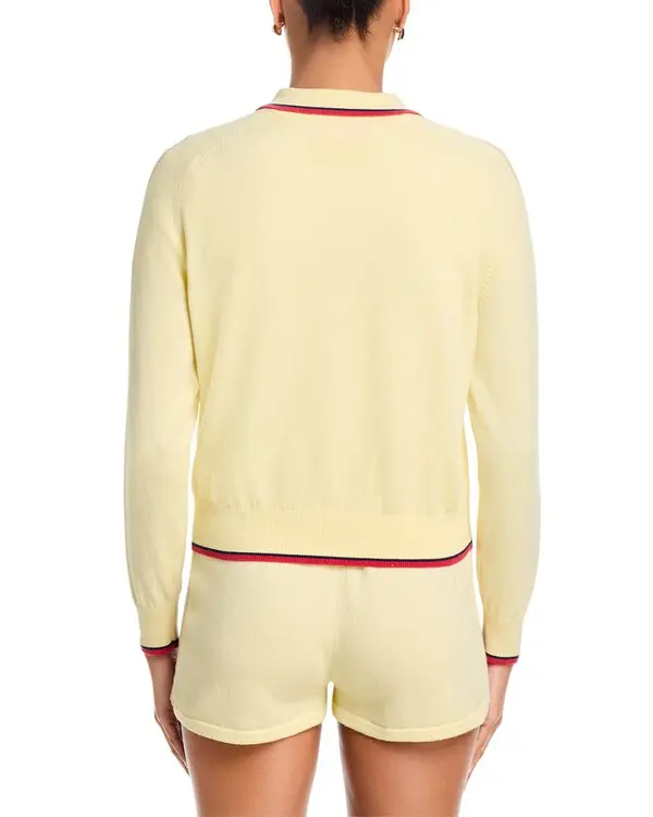 Guest In Residence Relay Polo Sweater - Mist