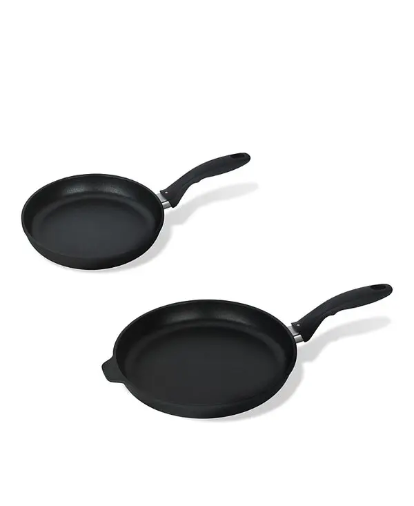 SWISS DIAMOND Xd Fry Pan Pair - Deep Charcoal Grey