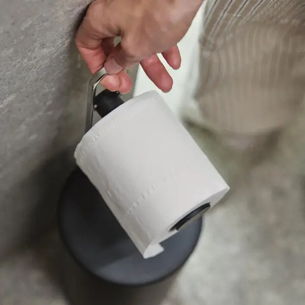 JOSEPH JOSEPH Easy Store Toilet Paper Roll Holder With Concealed Storage