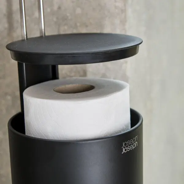 JOSEPH JOSEPH Easy Store Toilet Paper Roll Holder With Concealed Storage