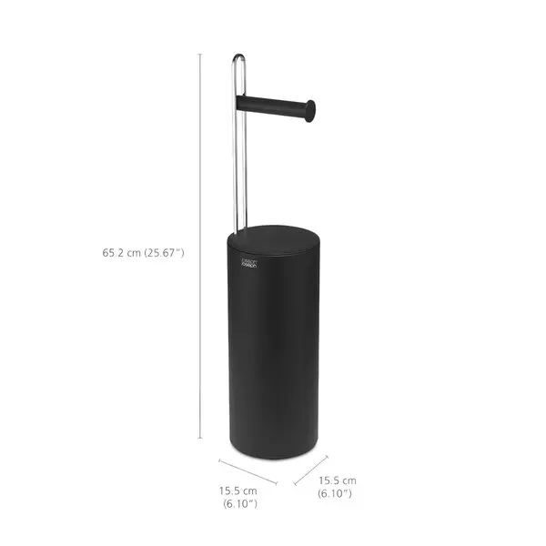 JOSEPH JOSEPH Easy Store Toilet Paper Roll Holder With Concealed Storage