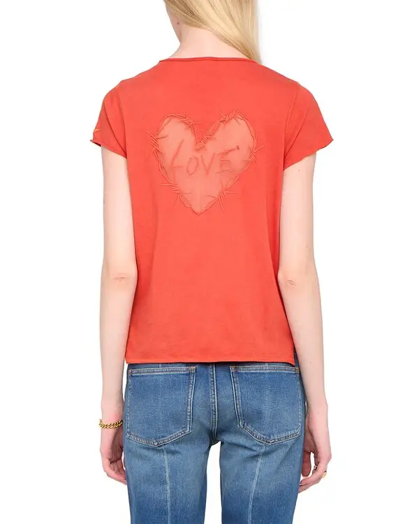 Zadig&Voltaire Henley Fishnet T-shirt