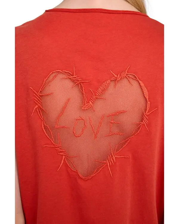 Zadig&Voltaire Henley Fishnet T-shirt