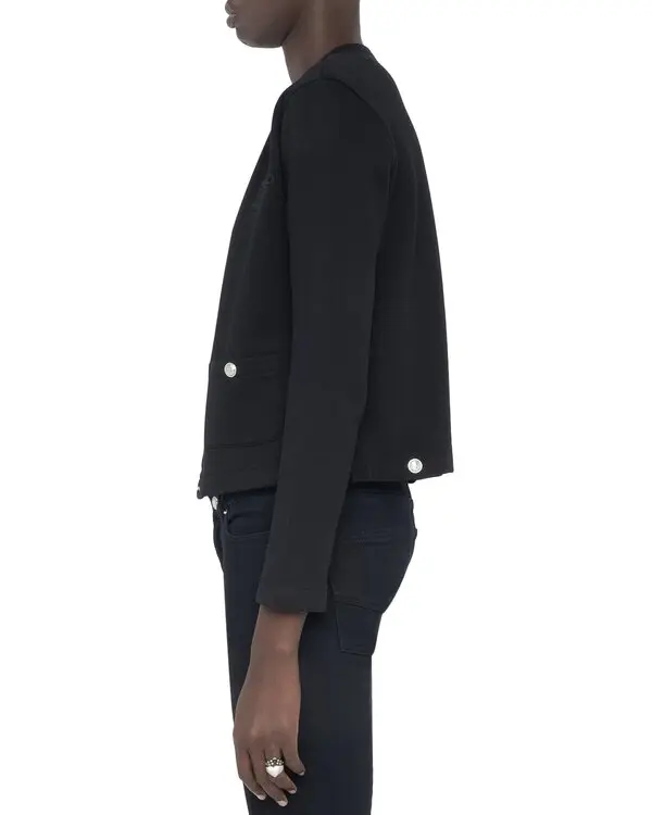 Zadig&Voltaire Cama Snap Front Sweatshirt