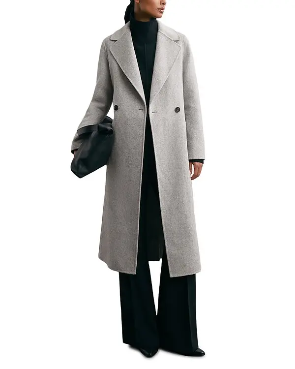 REISS Lucia Blindseam Coat - Grey