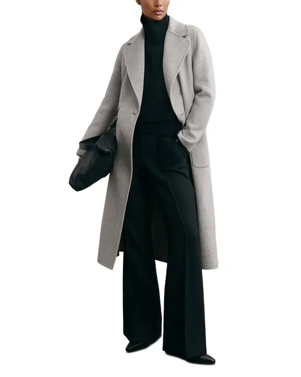 REISS Lucia Blindseam Coat - Grey