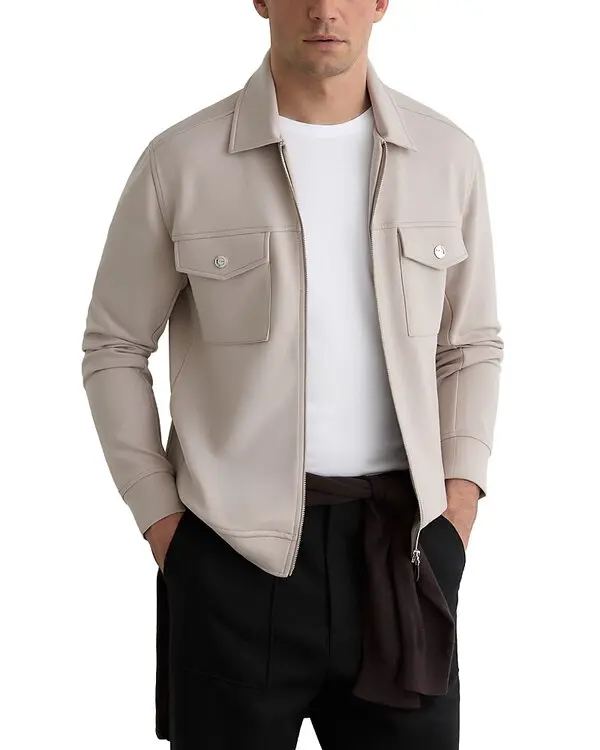 REISS Zip Pocket Overshirt