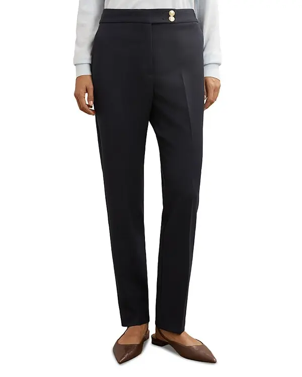 REISS Gabriel Tapered Pants - Navy