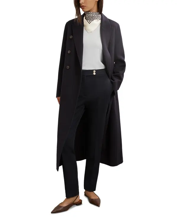 REISS Gabriel Tapered Pants - Navy