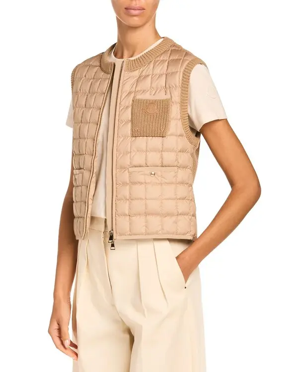 Moncler Combo Quilted Vest
