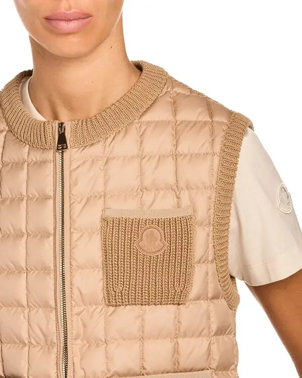 Moncler Combo Quilted Vest