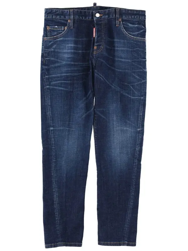 Dsquared2 Cotton Denim Jeans - Blue