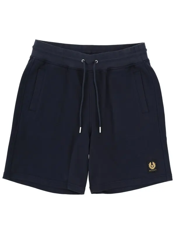 Belstaff Shorts With Logo - Blue
