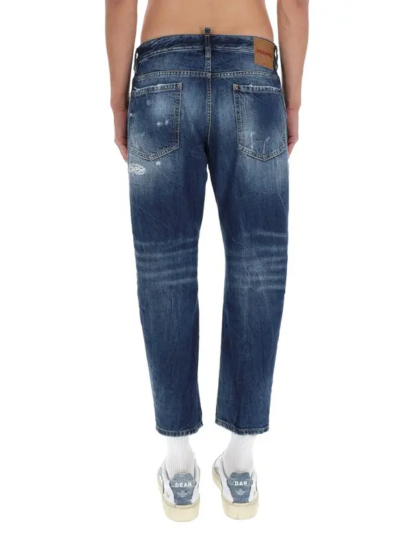 Dsquared2 Slim Fit Jeans With Distressed Detailing