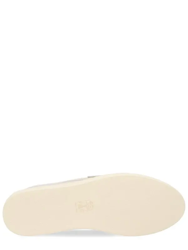 Brunello Cucinelli Suede Loafer - Grey