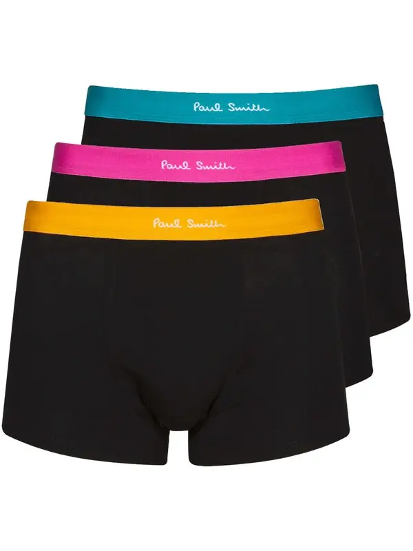 Paul Smith 3-pack Of Boxer Shorts - Black