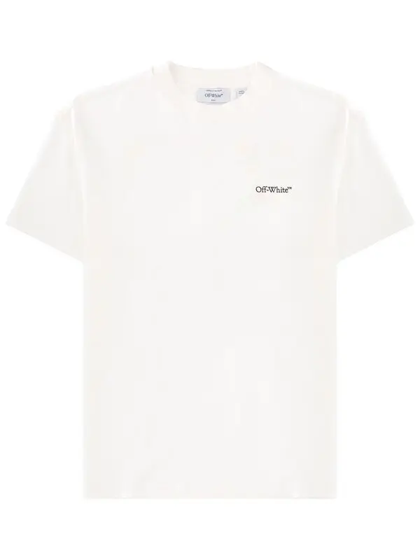 Off-White T-shirt With Logo - White