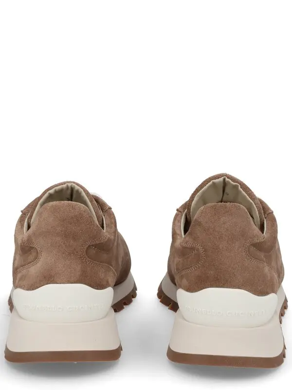 Brunello Cucinelli Suede Sneakers - Brown
