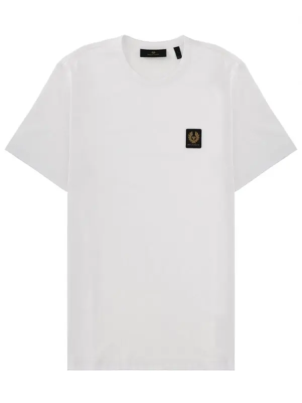 Belstaff T-shirt With Logo Patch - White