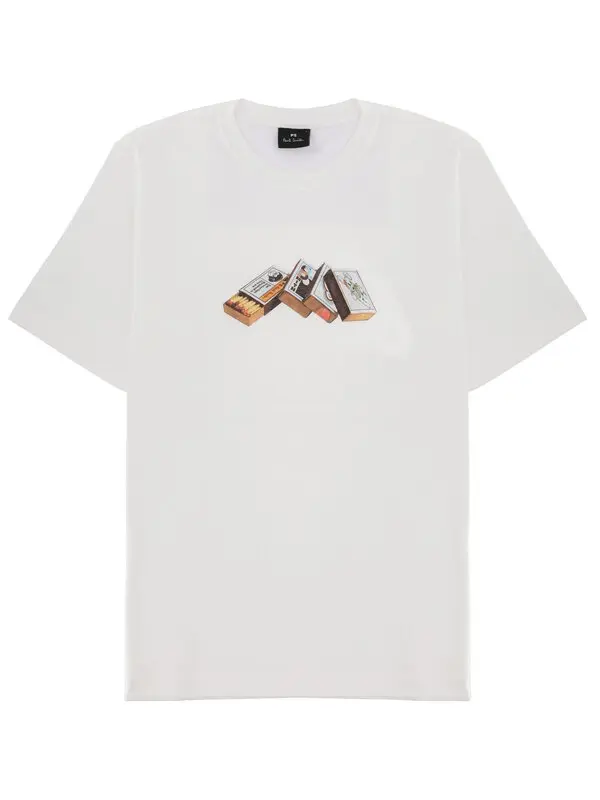 Paul Smith Matchboxes" T-shirt - White