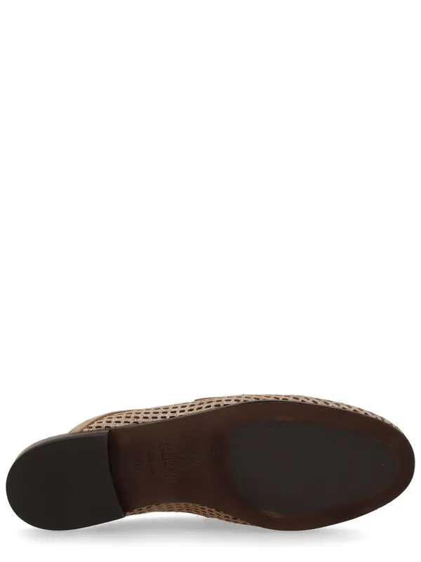 Brunello Cucinelli Sparkling Net Mules - Buff