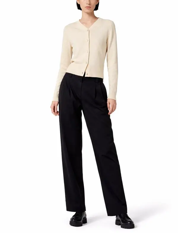 Paul Smith Cotton Tailored Trousers - Black