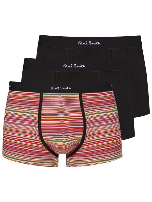 Paul Smith 3-pack Of Boxer Shorts - Black