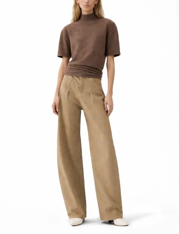 Jacquemus Ovalo Jeans - Beige
