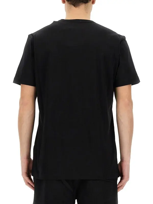 Belstaff T-shirt With Logo Patch - Black