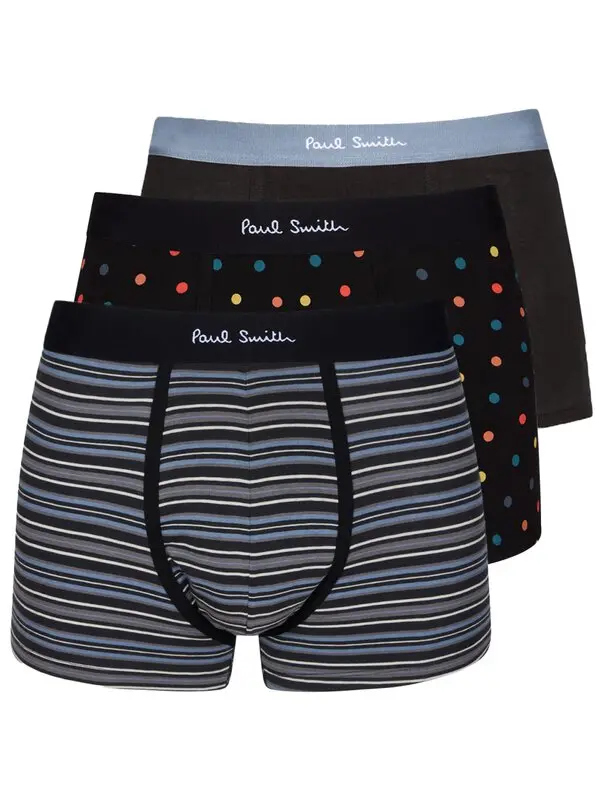 Paul Smith 3-pack Of Boxer Shorts - Black