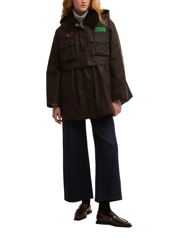 BARBOUR X GANNI Coat - Brown