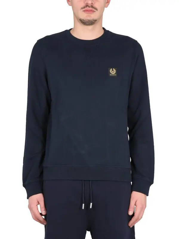 Belstaff Sweatshirt With Logo - Blue
