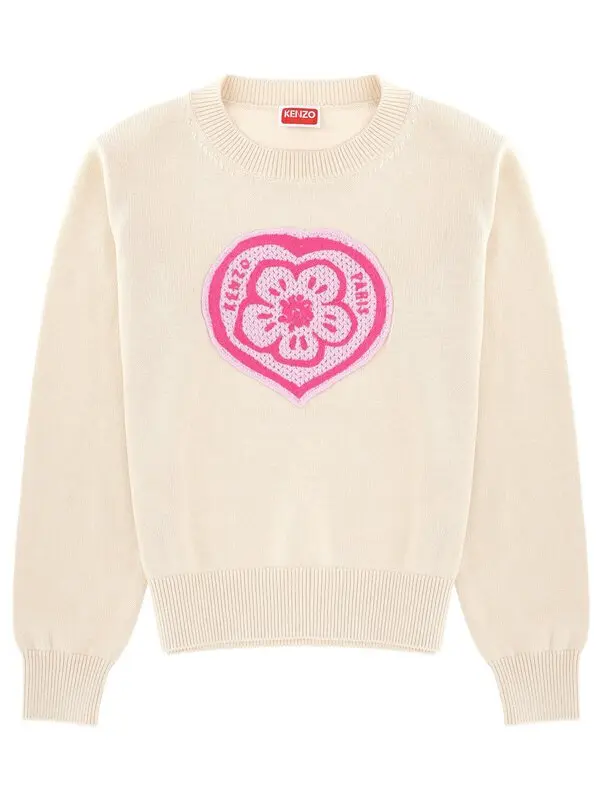Kenzo Boke Heart Jersey - Powder