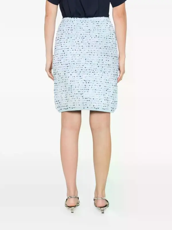 N°21 Elasticated Hem Knitted Skirt