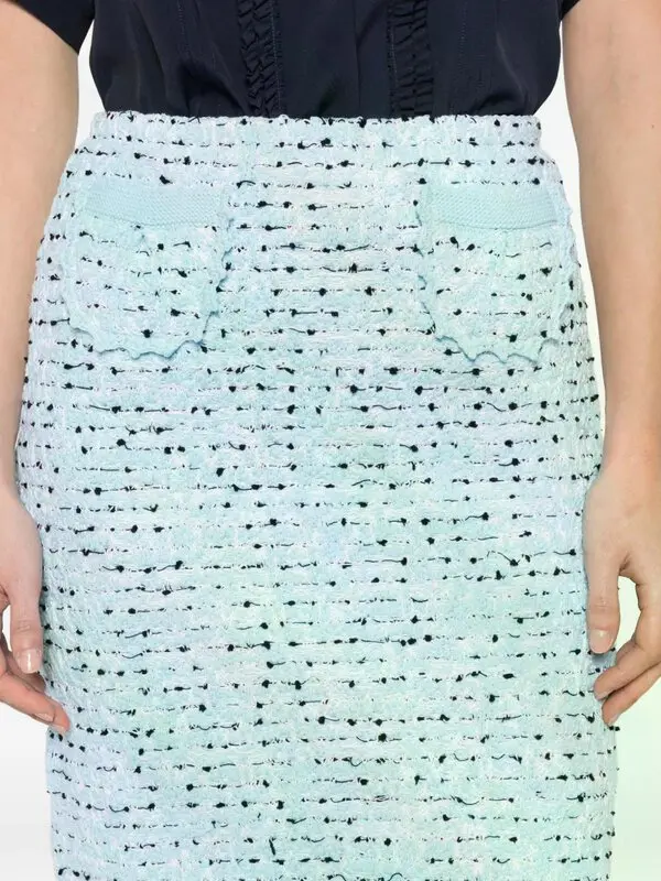 N°21 Elasticated Hem Knitted Skirt