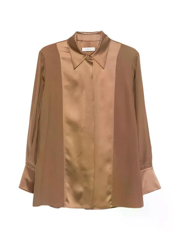 JOSEPH Silk Shirt - Brown