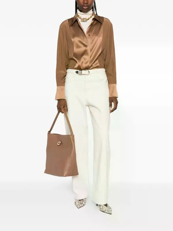 JOSEPH Silk Shirt - Brown