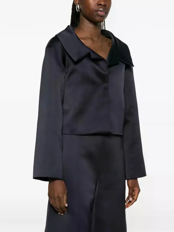 P.a.r.o.s.h Wide-sleeve Cropped Jacket
